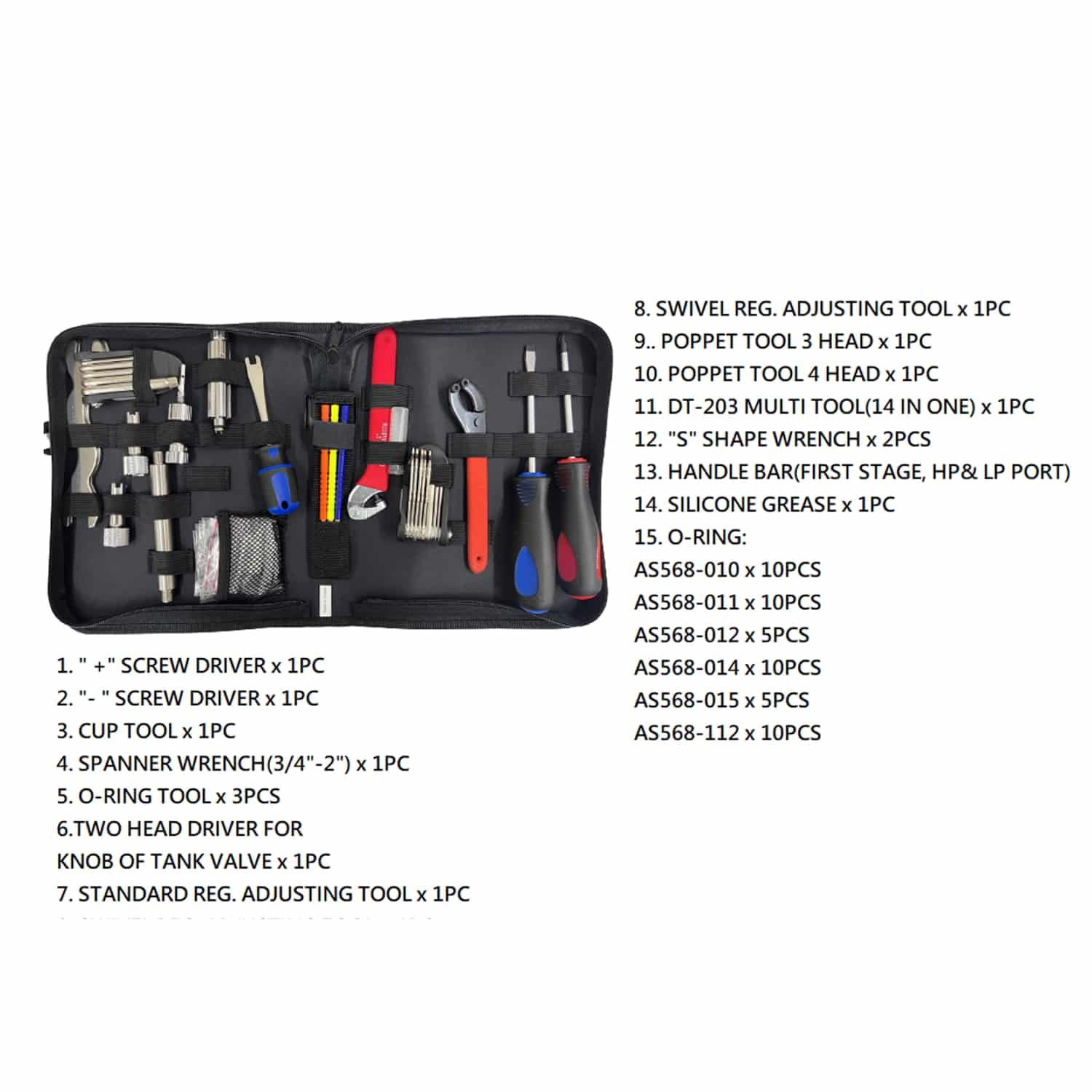 Sopras Scuba service tool kit - Bermuda Diving Center